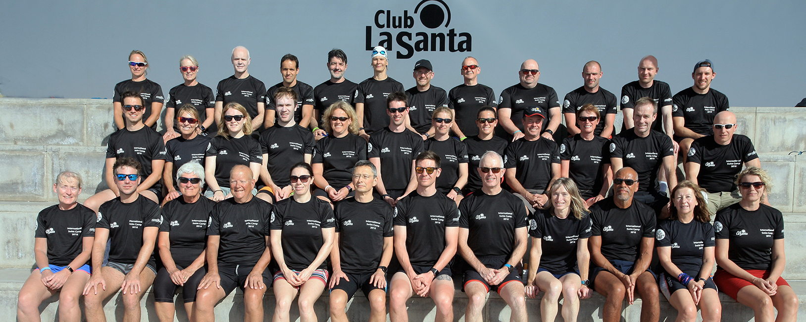 International swim camp for Triathletes at Club La Santa